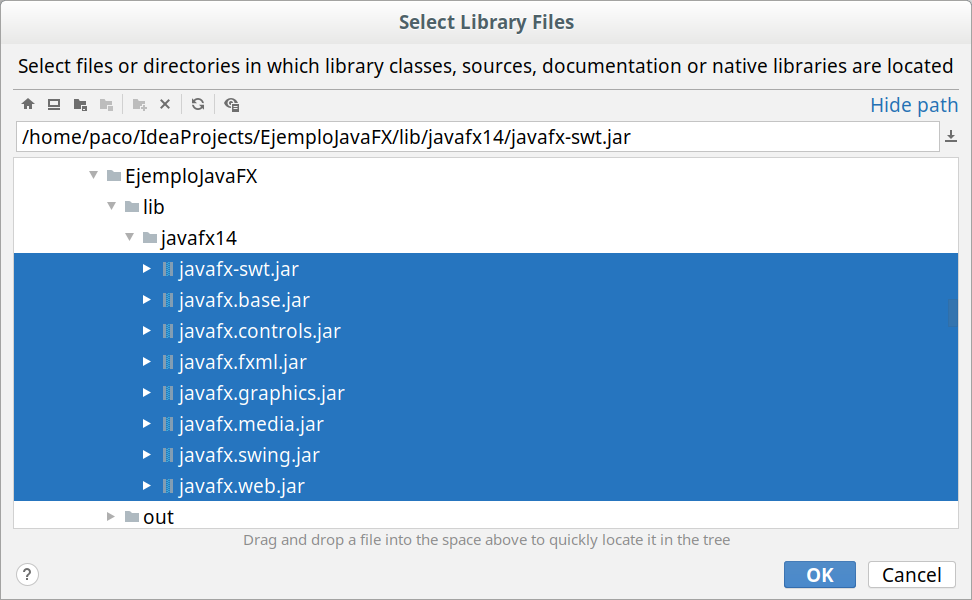 Javafx Con Ide Idea Dam