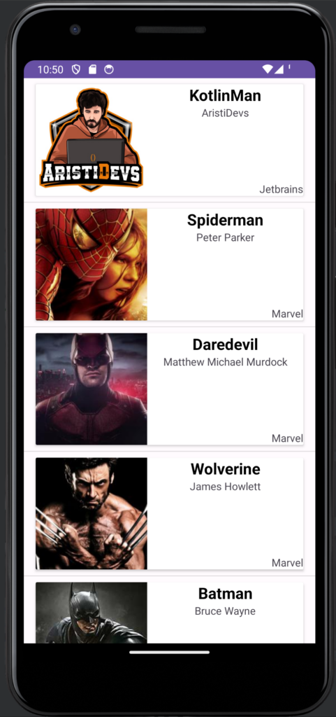 Ejercicio Recyclerview Usando Viewbinding En Kotlin Dam
