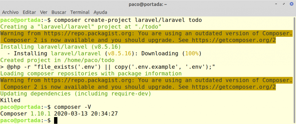 Aplicación CRUD en Laravel 11 – DAM